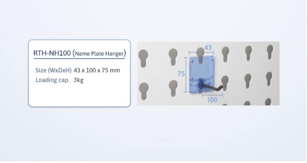 Rocky Name Plate Hanger RTH-NH50 | NH100 | TYT Corporation